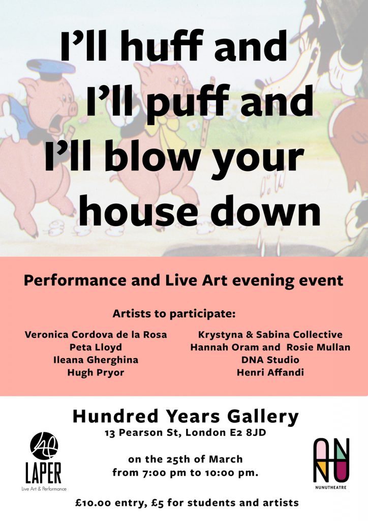 Performance : ‘I’ll huff and I’ll puff and blow your house down ...